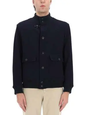 FAY Button Detailed Wool Jacket