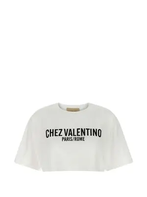 Valentino Garavani Chez Cotton T-shirt - Ivory