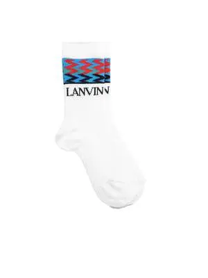 LANVIN Logo Socks