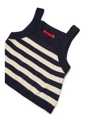 MAX&CO. Striped Cotton Tank