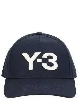 Y3 Baseball Cap With Logo - Black