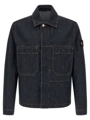 Stone Island Denim Outerwear For Men