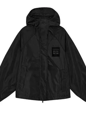 GANNI Logo Jacket - Black