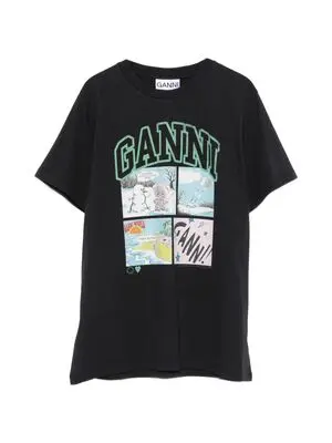 Women's Ganni Black T-shirts