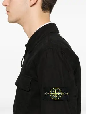 Stone Island Cotton Shirt - Black