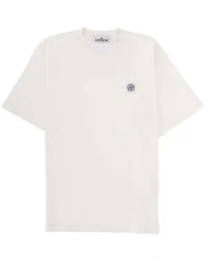 Stone Island T Shirt With Logo Patch