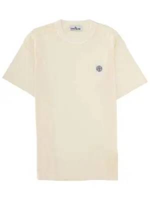 Stone Island T Shirt With Logo Patch
