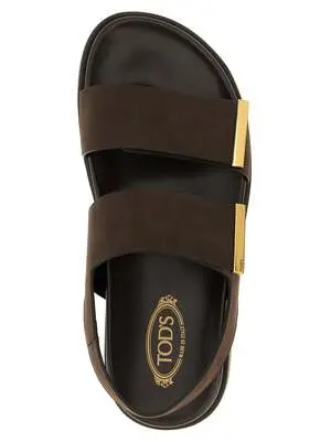 TOD'S Nubuck Sandals