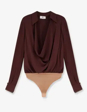 Elisabetta Franchi Drop Shoulder Tops