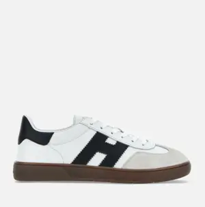 Hogan Leather And Suede Sneakers - White