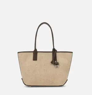 Hogan Canvas Address Shopping Bag