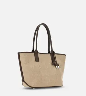 Hogan Canvas Address Shopping Bag