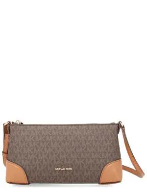 Michael Kors Shoulder Bag With Logo - Brown