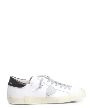 Philippe Model Low Top Lace-up Sneakers - White