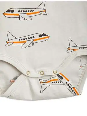 MINI RODINI Baby Body Allover Airplane