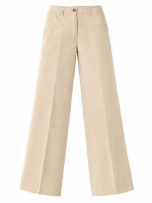 Aspesi Cotton And Linen Tailored Pants - Beige
