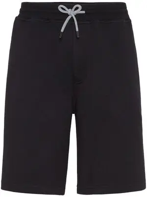 Brunello Cucinelli Cotton Blend Shorts - Black