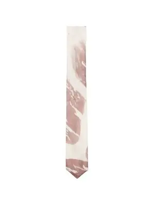 ALYSI Printed Neck Tie - Powder