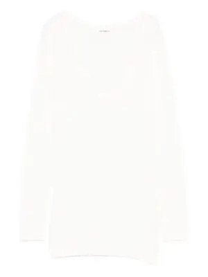 LISA YANG Amalea Cotton And Cashmere Sweater - White