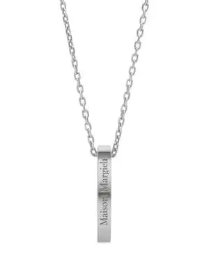 MAISON MARGIELA Logo Necklace - Silver