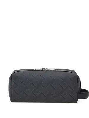 FERRAGAMO Monogram Beauty Case - Black