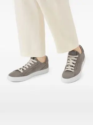 Brunello Cucinelli Leather Sneakers - Brown