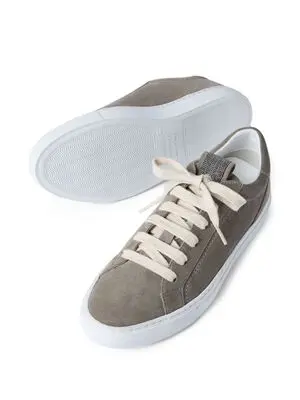 Brunello Cucinelli Leather Sneakers - Brown