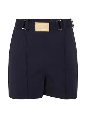 Elisabetta Franchi Belted Shorts