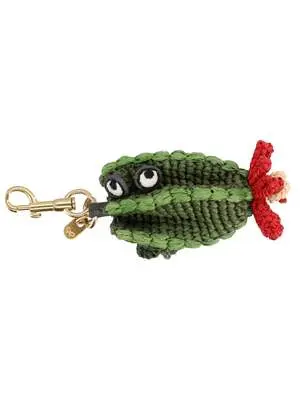 ANYA HINDMARCH Cactus Charm Keychain - Green
