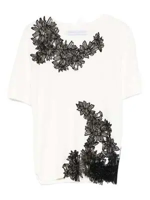 Ermanno Scervino Embroidered Top - White