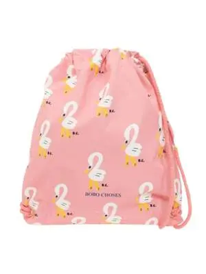 BOBO CHOSES Patterned Pelican Drawstring Bag