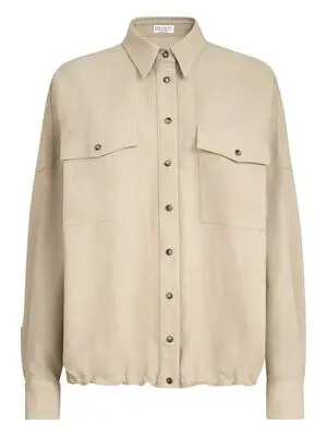 Brunello Cucinelli Linen Blend Shirt