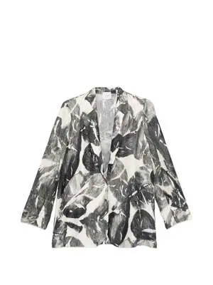 ALYSI Printed Single Breasted Jacket