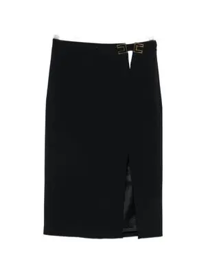 Elisabetta Franchi Black Wash Skirts