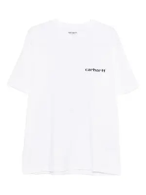 Carhartt Work In Progress Logo Cotton T Shirt
