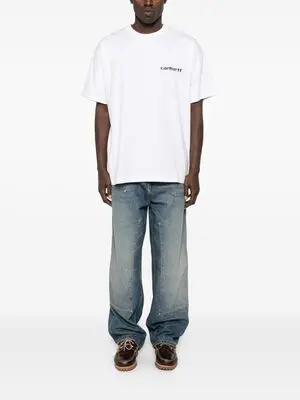 Carhartt Work In Progress Logo Cotton T Shirt