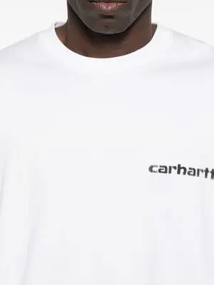 Carhartt Work In Progress Logo Cotton T Shirt