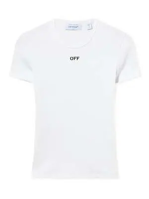 Off White Basic Logo T-shirt - White