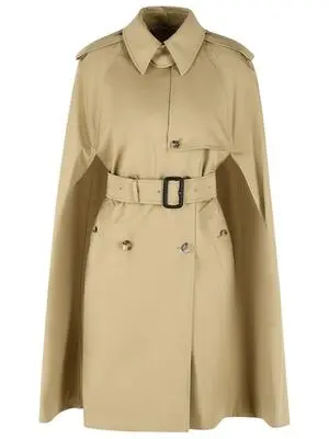 Burberry Pointed Collar Coats For Women