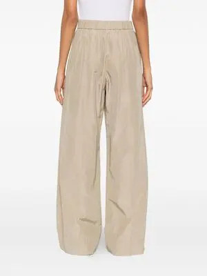 FORTE_FORTE Cotton-blend Pants - Beige