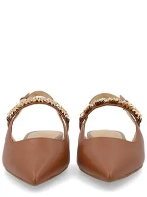 Michael Kors Dina Flex Sling Ballerinas - Brown