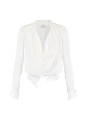 Elisabetta Franchi Draped Tops