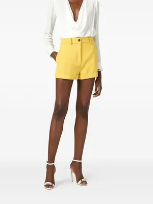Elisabetta Franchi Bodysuit With Draped Front - Ivory
