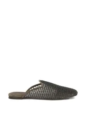 Brunello Cucinelli Leather Slippers