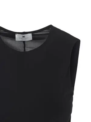 Elisabetta Franchi Sleeveless Top - Black