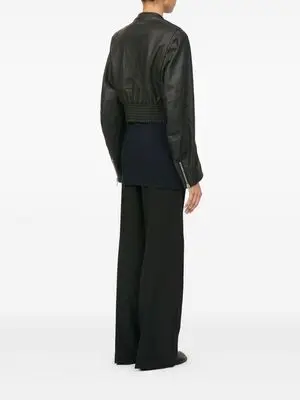 MAISON MARGIELA Leather Effect Bomber Jacket