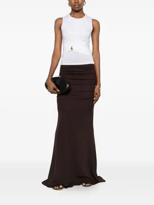 Elisabetta Franchi Sleeveless Top - Ivory