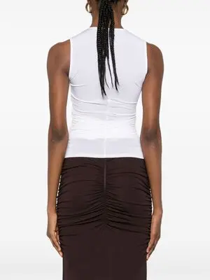 Elisabetta Franchi Sleeveless Top - Ivory