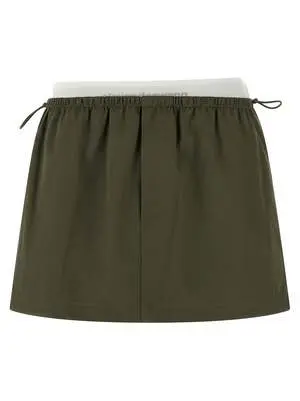 Alexander Wang Double Layer Waist Mini Skirt