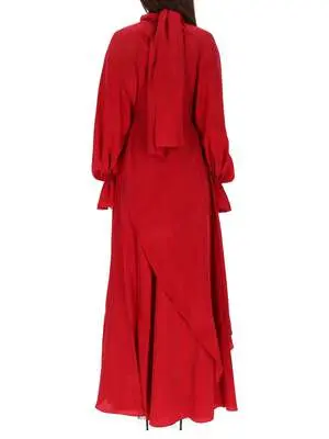 Alexander McQueen Alexander Mc Queen Draped Long Evening Dress